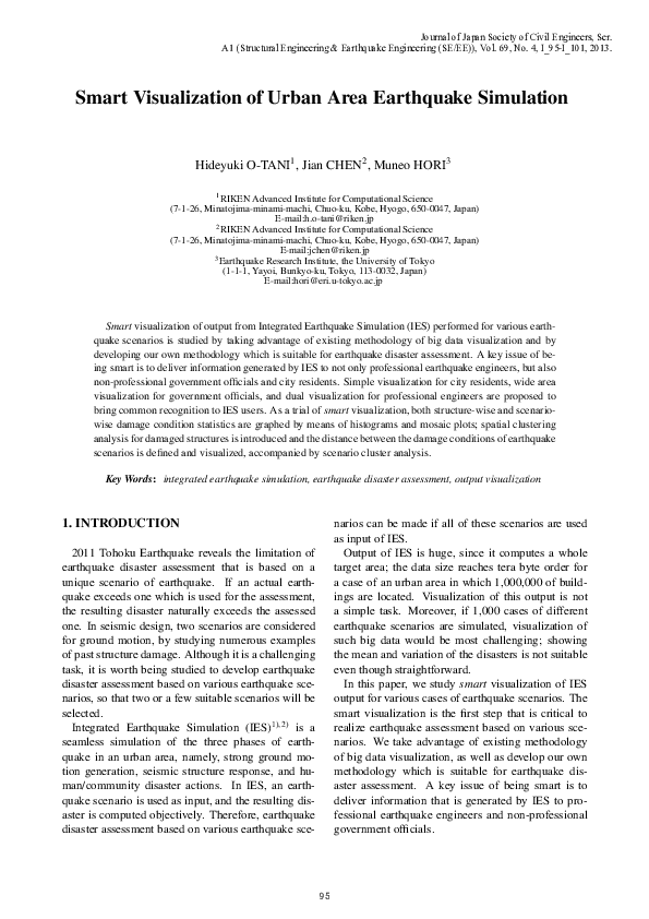 (PDF) Smart Visualization of Urban Area Earthquake Simulation