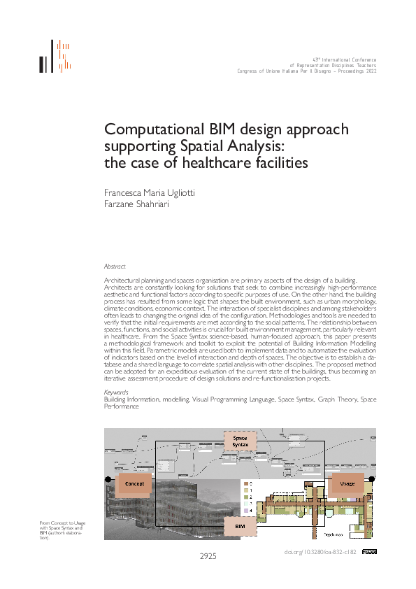 (PDF) Computational BIM design approach supporting Spatial Analysis ...