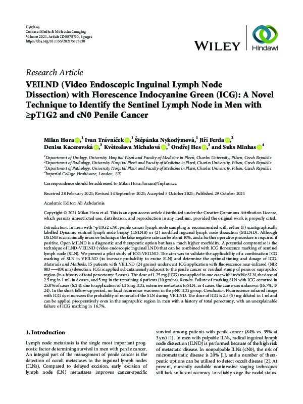 (PDF) VEILND (Video Endoscopic Inguinal Lymph Node Dissection) with ...