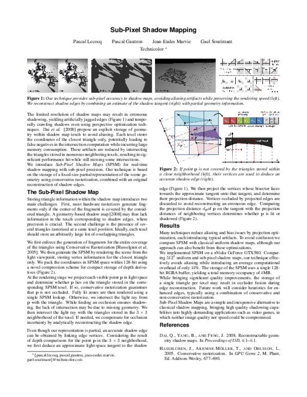 (PDF) Volumetric shadow mapping