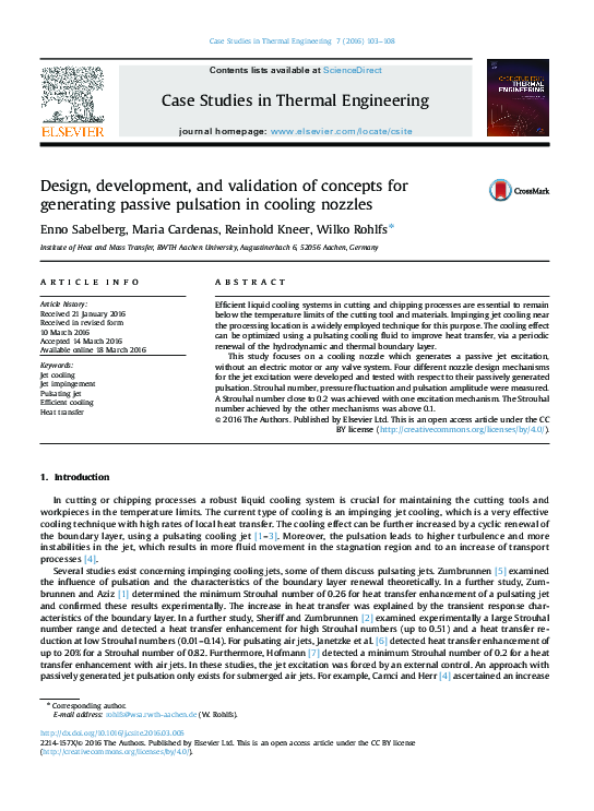 (PDF) Design, development, and validation of concepts for generating passive pulsation in ...