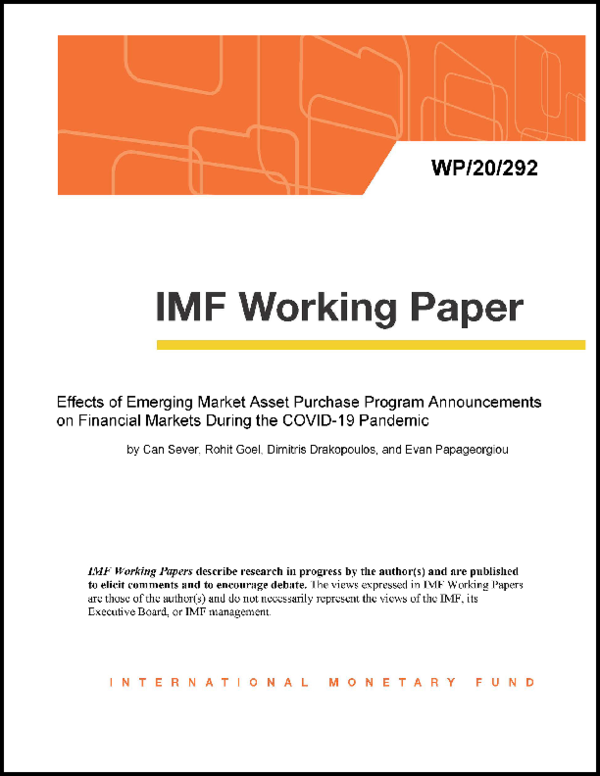 (PDF) Effects of Emerging Market Asset Purchase Program Announcements ...