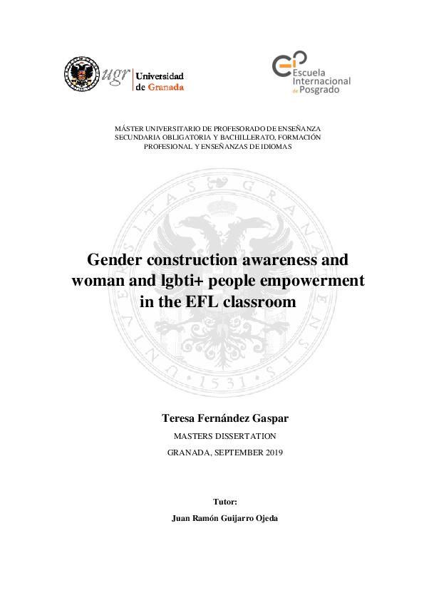 (PDF) Gender construction awareness and woman and lgbti+ people ...