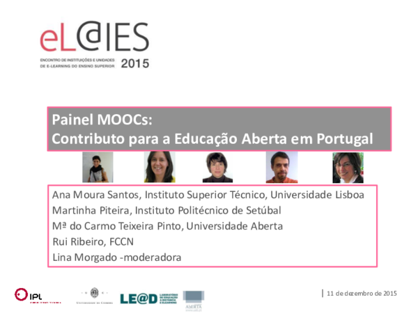 (PDF) Painel MOOCs