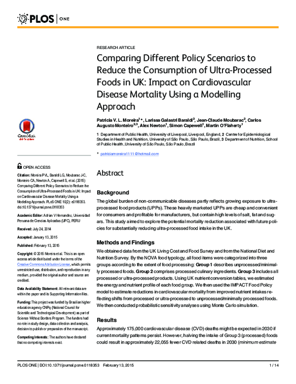 (PDF) Comparing Different Policy Scenarios to Reduce the Consumption of ...
