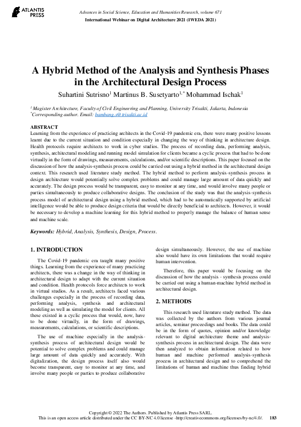 (PDF) A Hybrid Method of the Analysis and Synthesis Phases in the ...