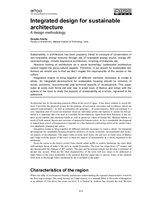 (PDF) Sustainable Integrated Development of Urban Infrastructure for ...