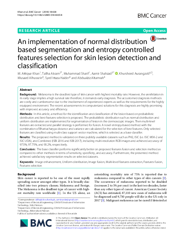 (PDF) An implementation of normal distribution based segmentation and entropy controlled ...