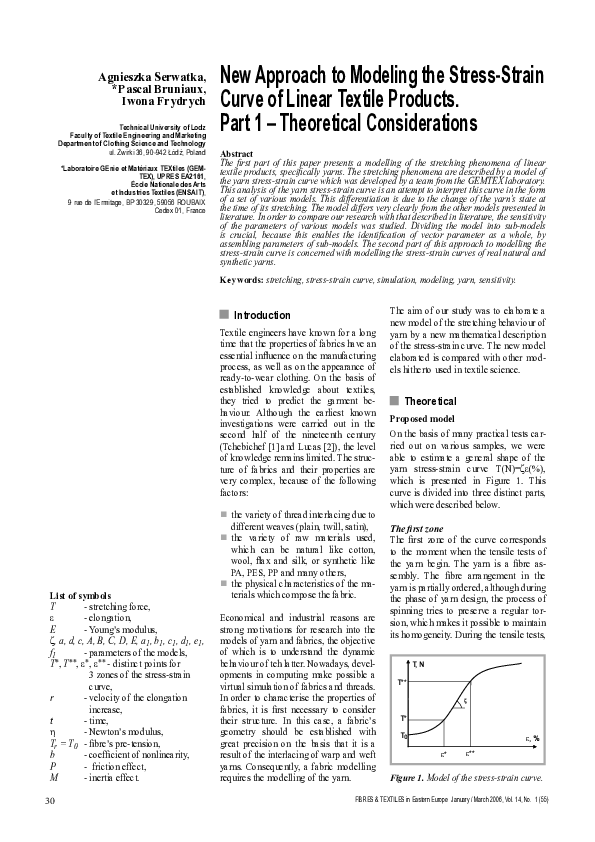 (PDF) New Approach to Modeling the Stress-Strain Curve of Linear ...