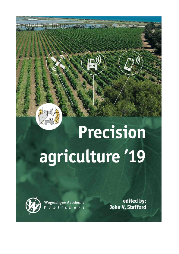 (PDF) Vegetation indices from remote sensing imagery as proxies for yield and grain N in wheat