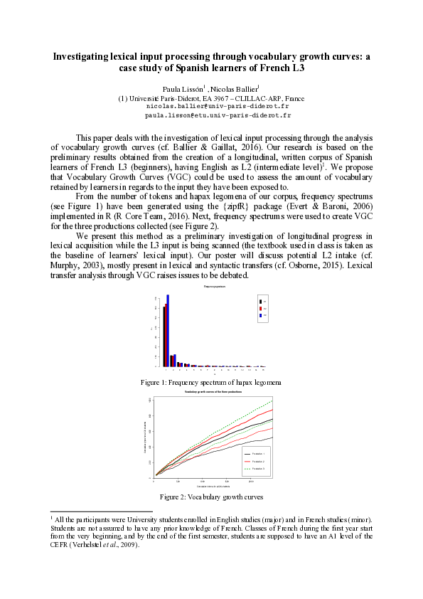 (PDF) Investigating lexical input processing through vocabulary growth ...