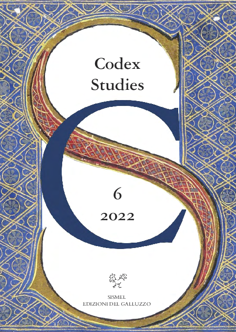 (PDF) Codex Studies 6 (2022). Open Access Journal of the Società ...