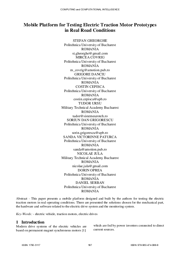 (PDF) Mobile platform for testing electric traction motor prototypes in ...