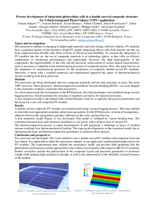 (PDF) Process development of integrated photovoltaic cells in a double ...
