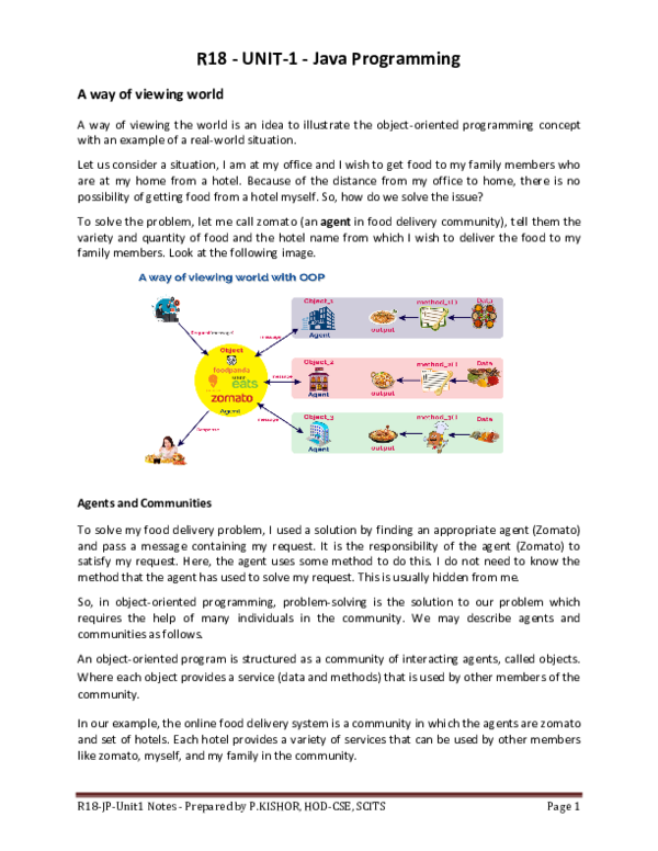 (PDF) R18 JP Unit1 Notes