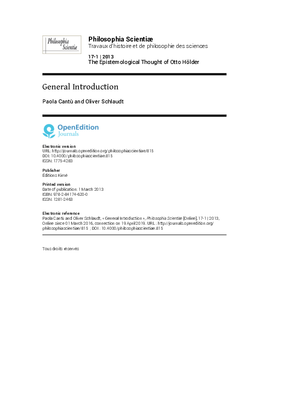 (PDF) General Introduction