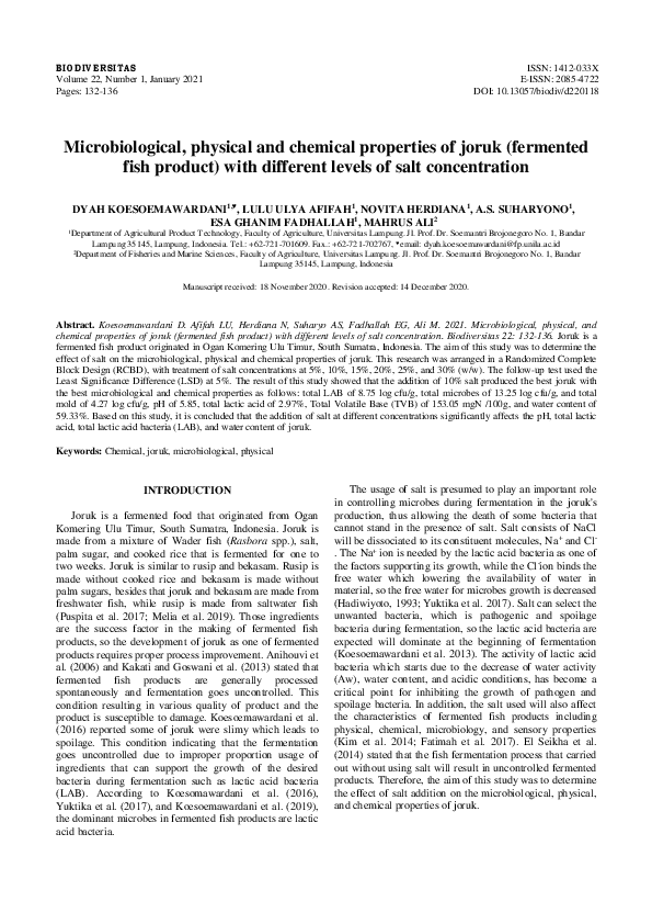 (PDF) Microbiological, physical and chemical properties of joruk ...