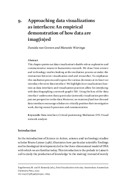 (PDF) 9. Approaching data visualizations as interfaces : An empirical ...