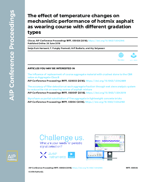 (PDF) The effect of temperature changes on mechanistic performance of ...