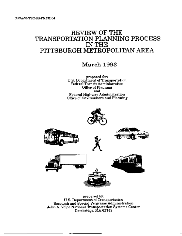 (PDF) Review of the Transportation Planning Process in the Pittsburgh ...