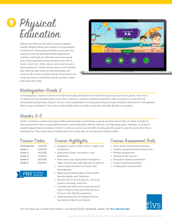 (PDF) Elementary Physical Education