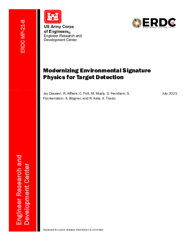 (PDF) Modernizing environmental signature physics for target detection
