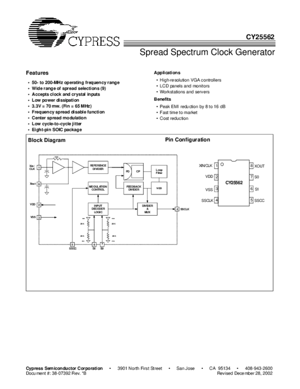 (PDF) Spread spectrum clock generator