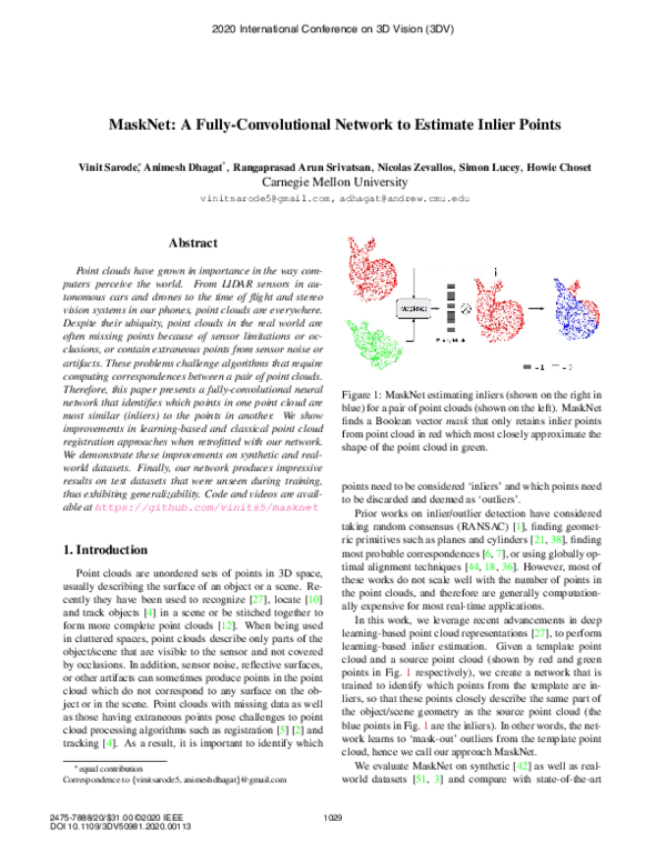 (PDF) MaskNet: A Fully-Convolutional Network to Estimate Inlier Points