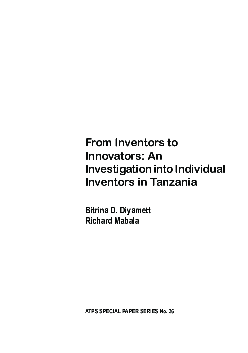 (PDF) From Inventors to Innovators: An Investigation into Individual ...