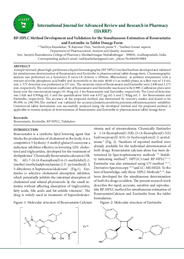 (PDF) International Journal for Advanced Review and Research in ...