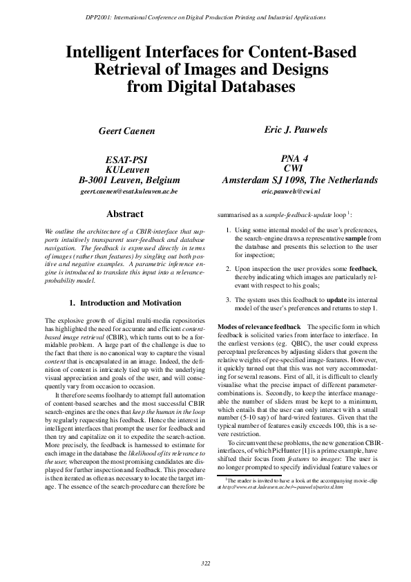 (PDF) Intelligent interfaces for content-based retrieval of images and designs from digital ...