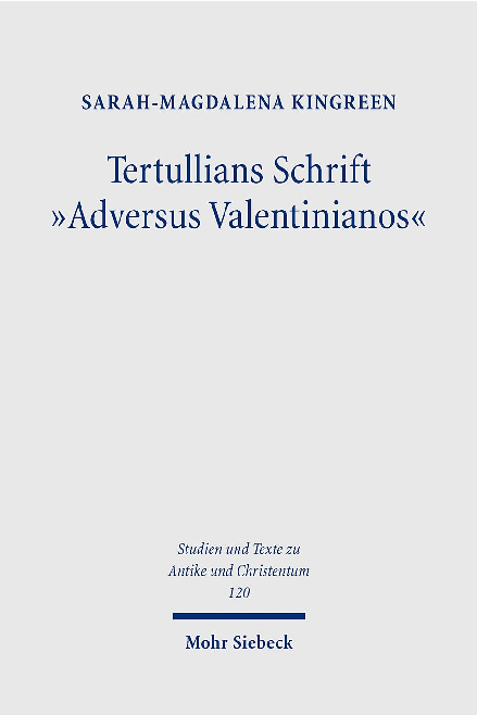 (PDF) Tertullians Schrift Adversus Valentinianos