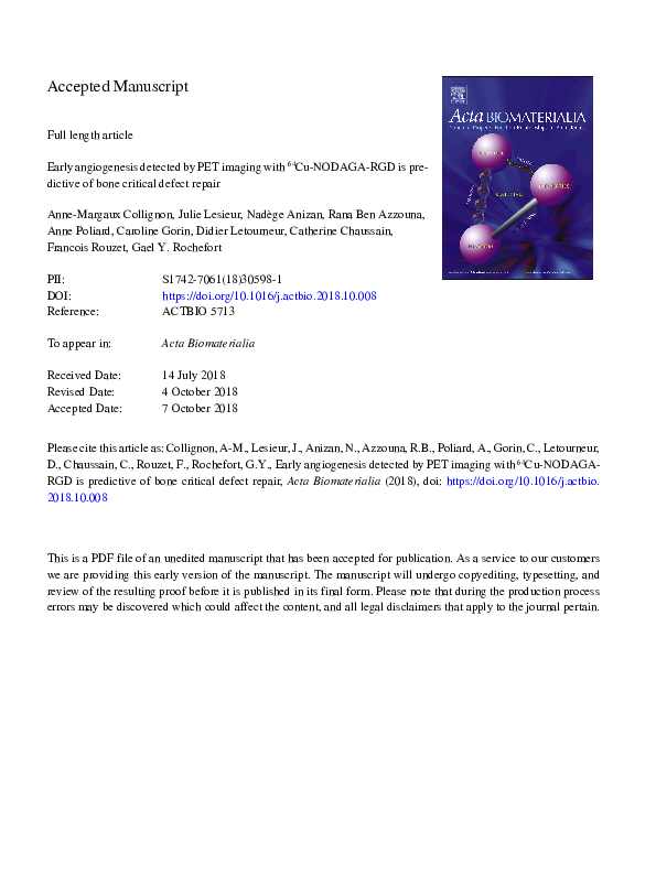 (PDF) Early angiogenesis detected by PET imaging with 64Cu-NODAGA-RGD ...