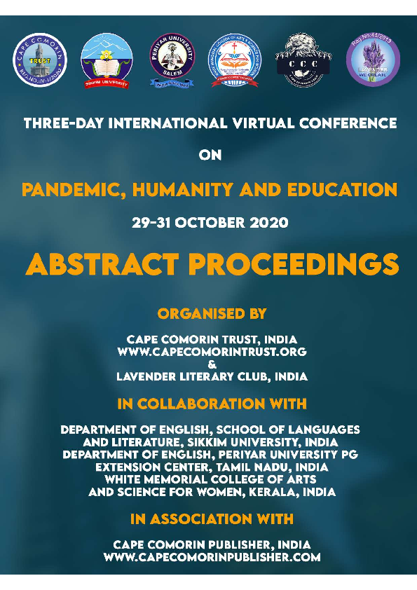 (PDF) Pandemic, Humanity and Education