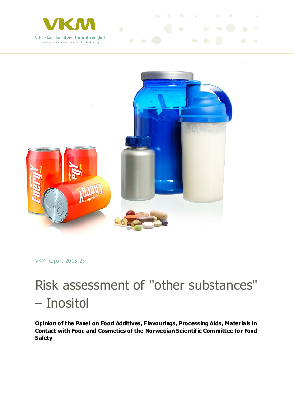 (PDF) Risk assessment of "other substances" – Inositol. Opinion of the ...