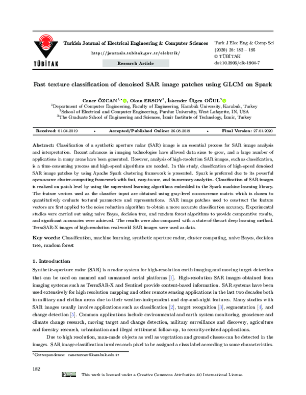 Pdf Fast Texture Classification Of Denoised Sar Image Patches Using 8948