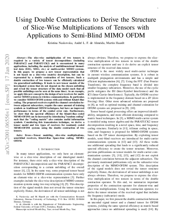 (PDF) Using Double Contractions to Derive the Structure of Slice-Wise ...