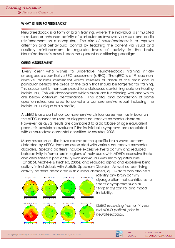 (PDF) What Is Neurofeedback?