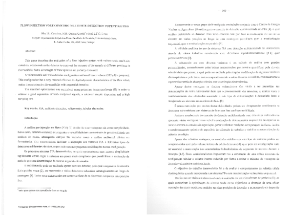 Pdf Flow Injection Voltammetric Multi Site Detection Potentialitie