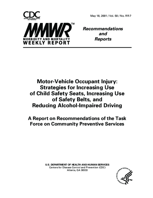 (PDF) Motor-Vehicle Occupant Injury: Strategies for Increasing Use of ...