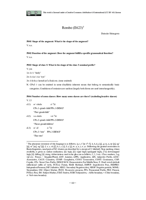 (PDF) Rombo (E623)