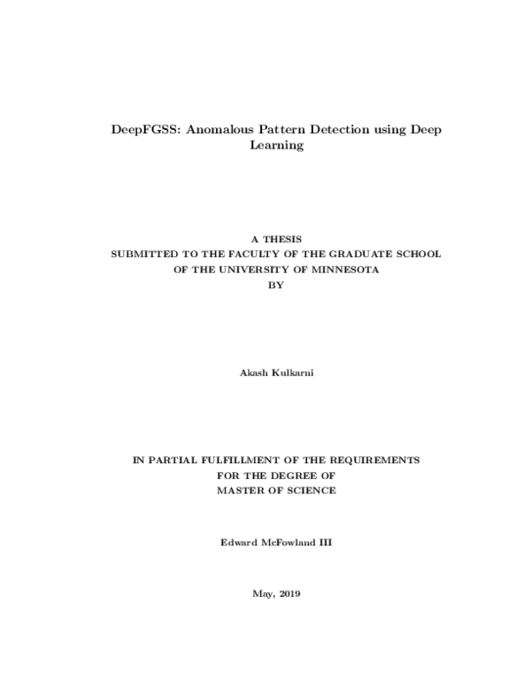 (PDF) DeepFGSS: Anomalous Pattern Detection using Deep Learning