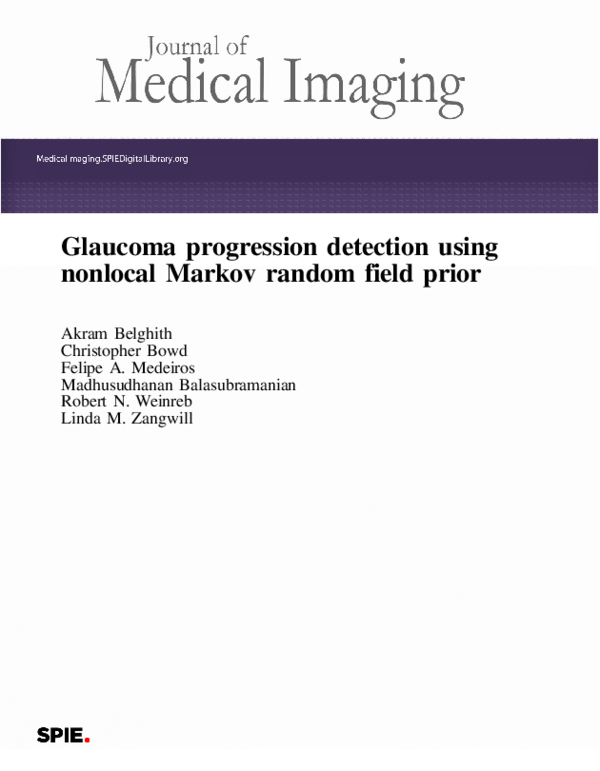 (PDF) Glaucoma progression detection using nonlocal Markov random field ...