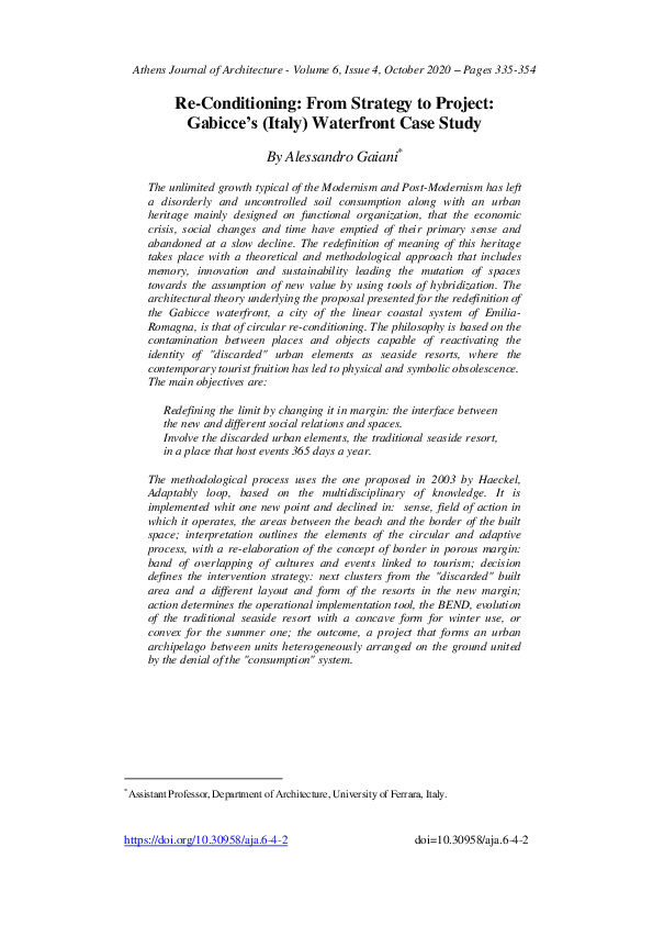 (PDF) Proceedings Template - WORD | Alessandro GAIANI - Academia.edu