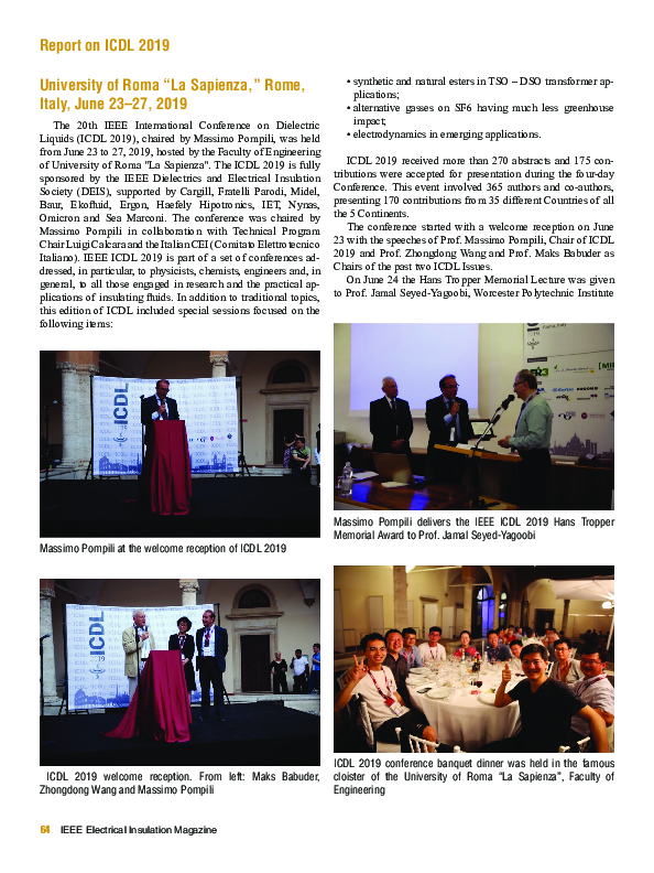 (PDF) Report on ICDL 2019