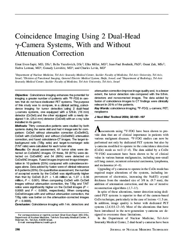 Pdf Attenuation Correction