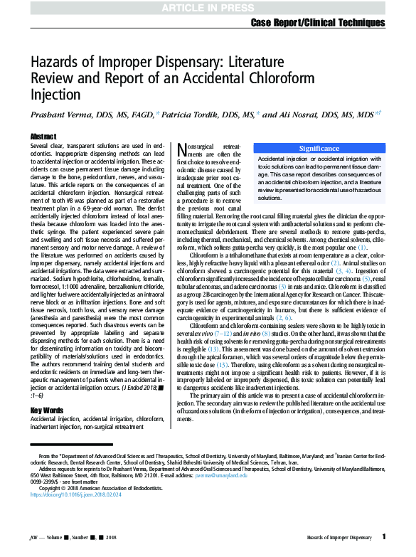 (PDF) Hazards of Improper Dispensary: Literature Review and Report of ...