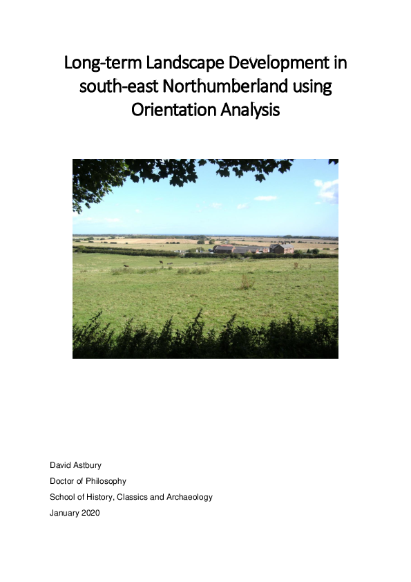 (PDF) Long-term landscape development in south-east Northumberland ...