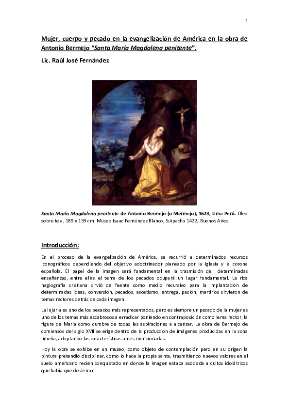 (PDF) Mujer, cuerpo y pecado en la evangelización de América en la obra ...