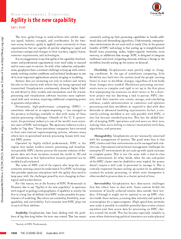 (PDF) Agility is the new capability